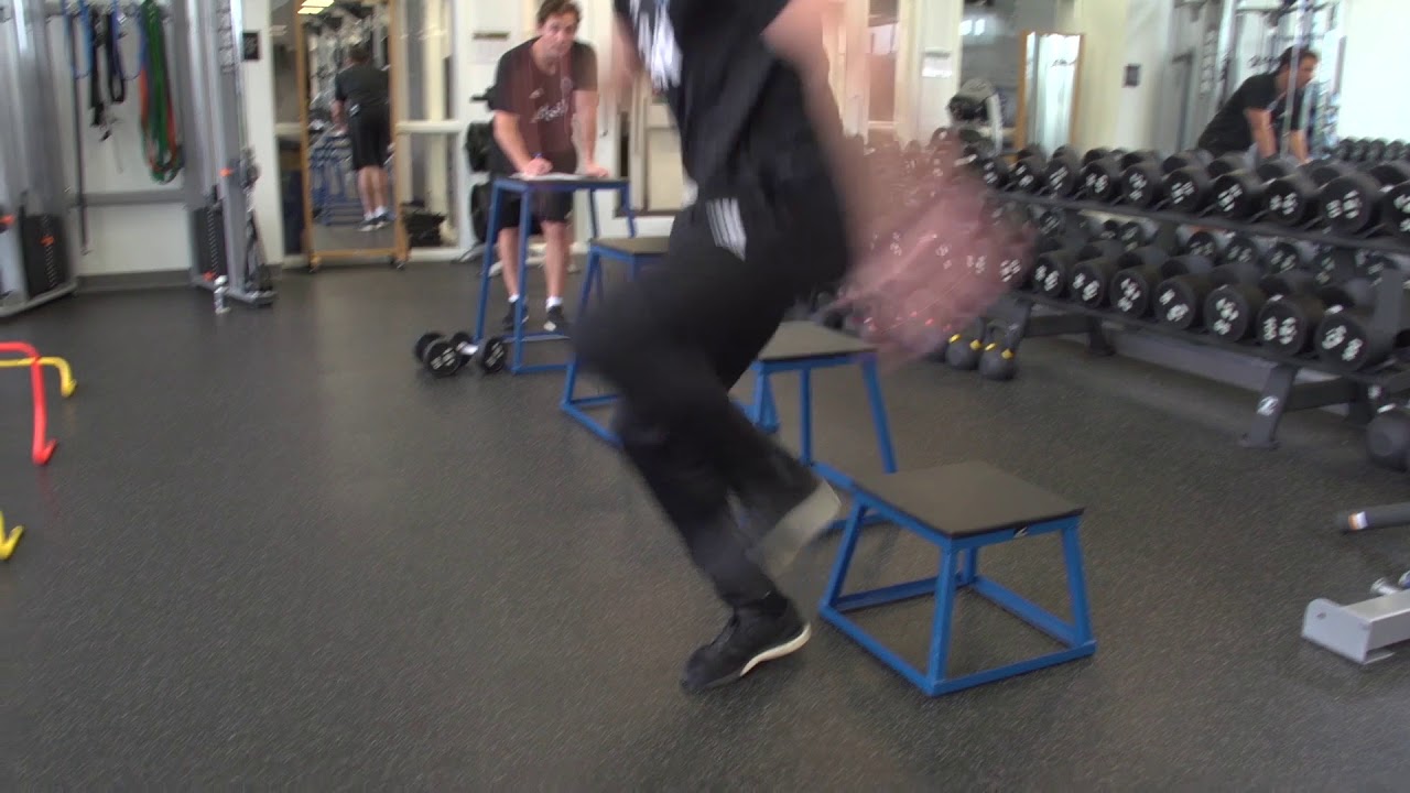 Single Leg Drop Land + Hop - YouTube