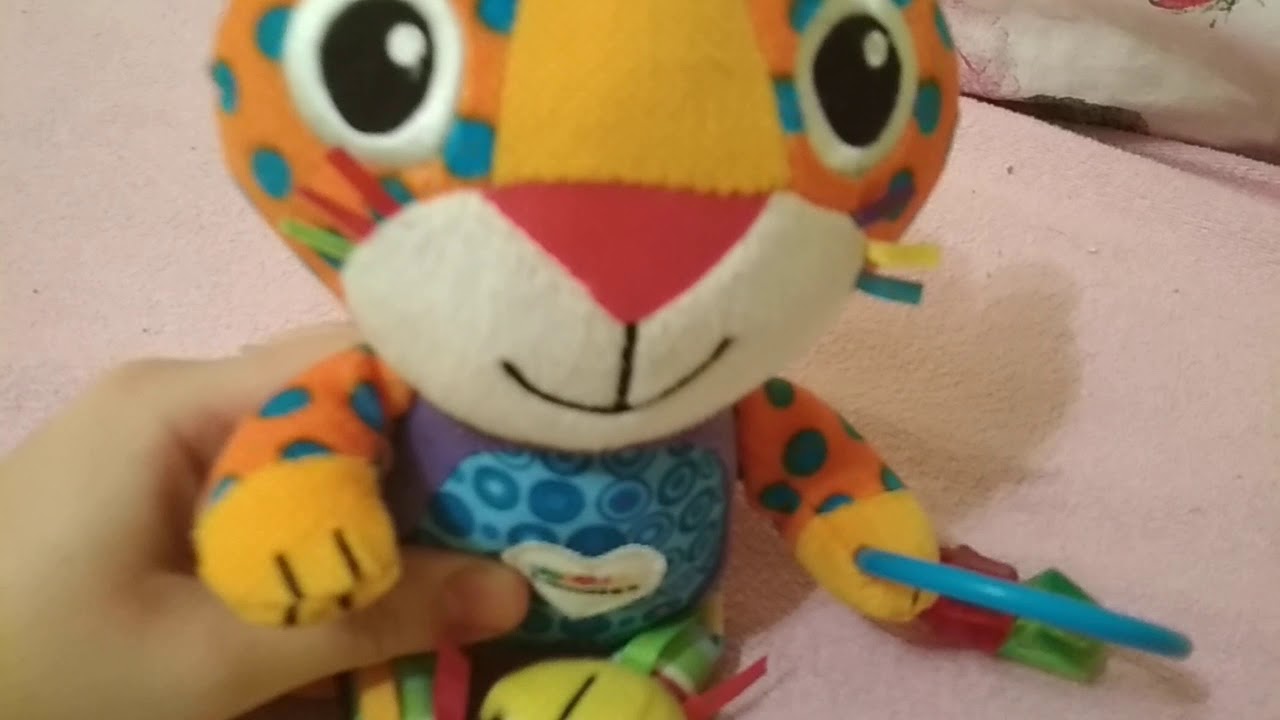 Tiger Tygrys TOMY Lamaze purring cat tiger toy zabawka for babies kids ...