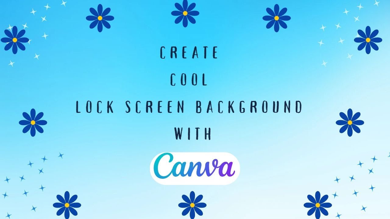 How To Make Lock Screen Wallpaper With Canva For FREE ! - YouTube