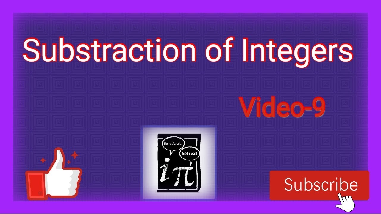 Substraction of Integers || Video-9 || Number System Class 8,9,10 || NCERT math in Odia ...
