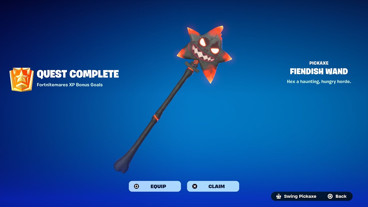 How To Get Fiendish Wand Pickaxe For FREE! (Fortnite) - YouTube