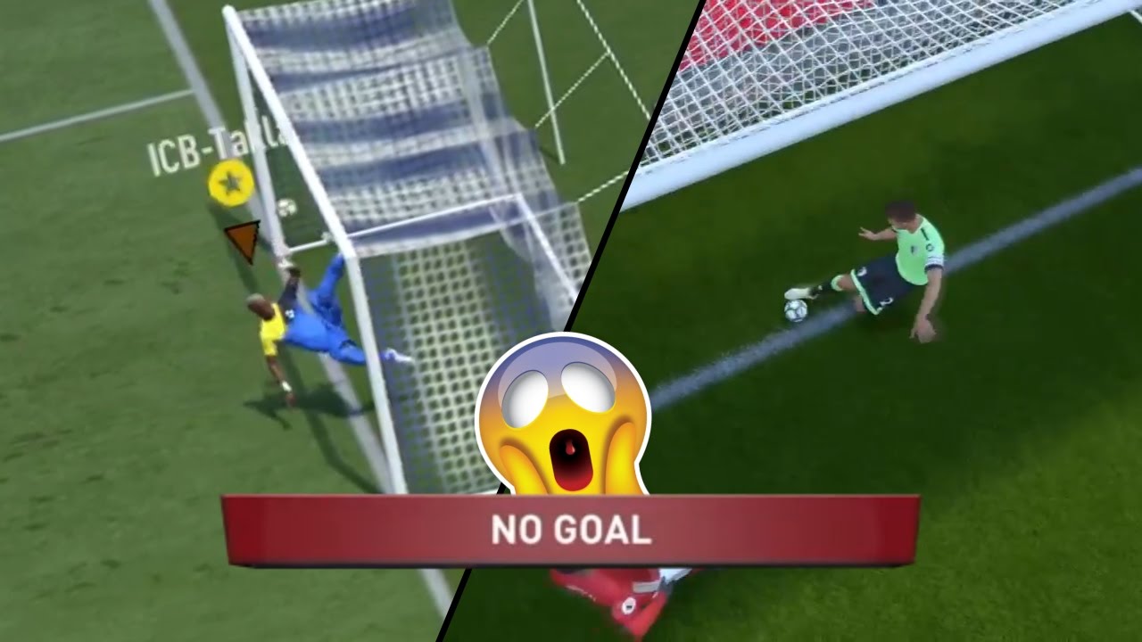 The Best Goal Line Clearances | FIFA 17 | Crazy Goal Line Technology ...
