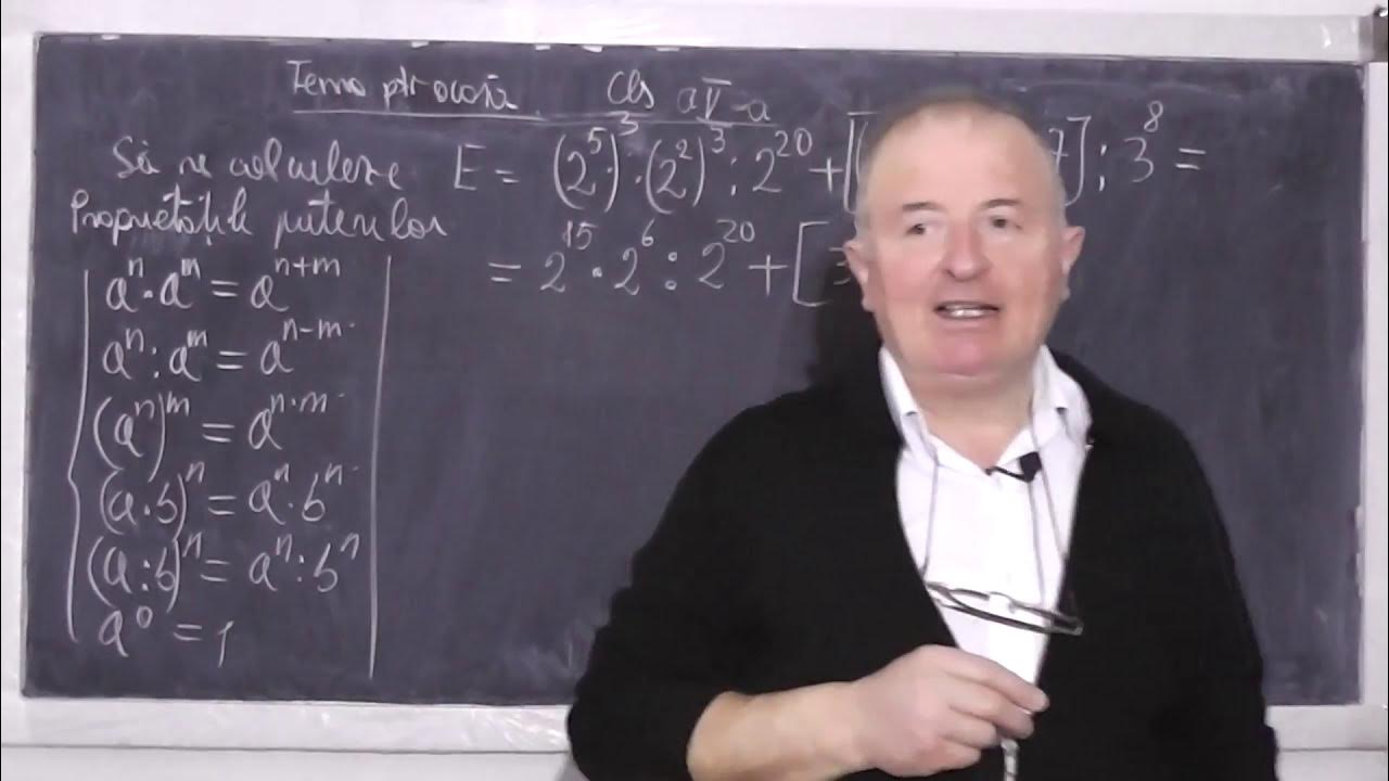 Lectia 853 - Clasa 5 - Operatii cu puteri Distributivitatea inmultirii fata de adunare Factor ...