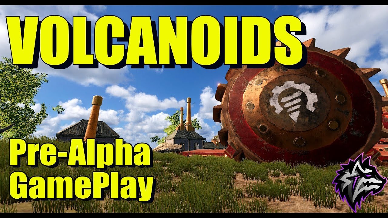 volcanoids Pre-Alpha Game play - New PC Survival Game - YouTube