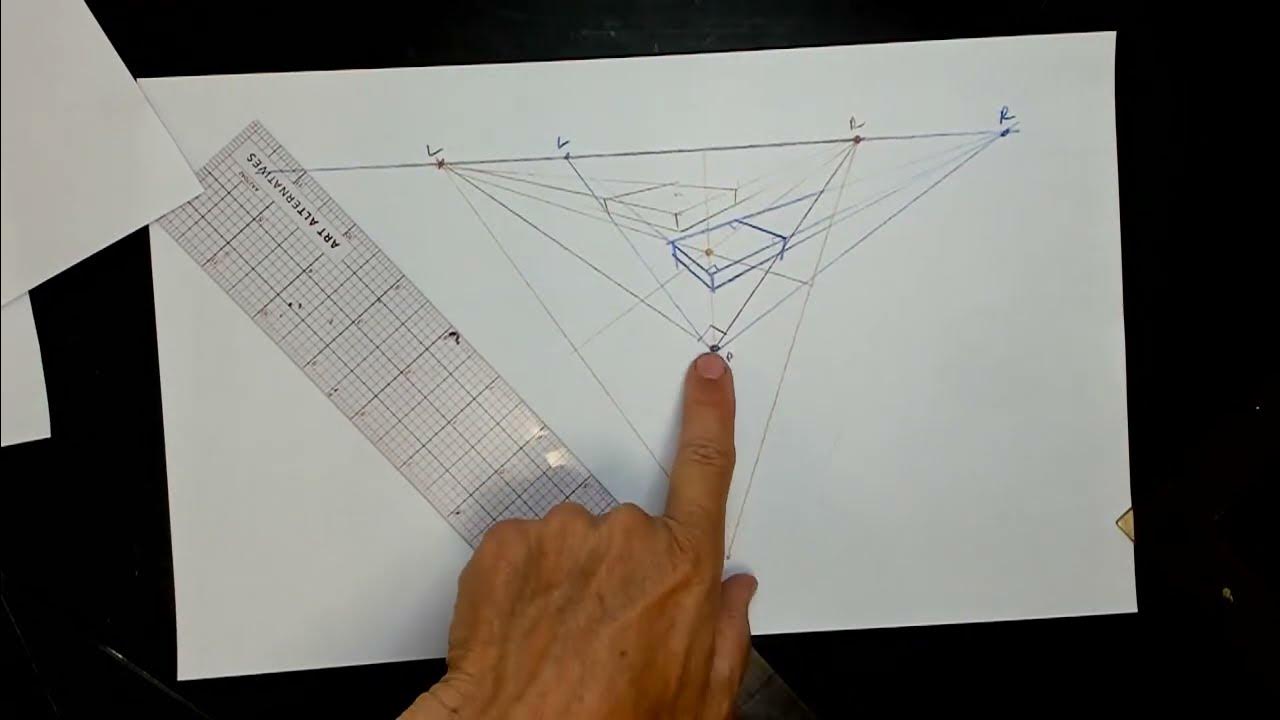 137. Perspective Drawing: More on the vertical axis point - YouTube