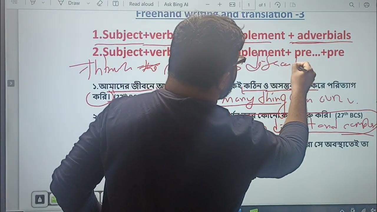 #basic freehand writing -part-2 - YouTube