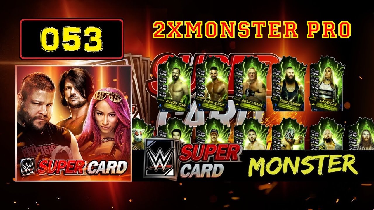 WWE Supercard #53 - 2 Monster Pro - YouTube