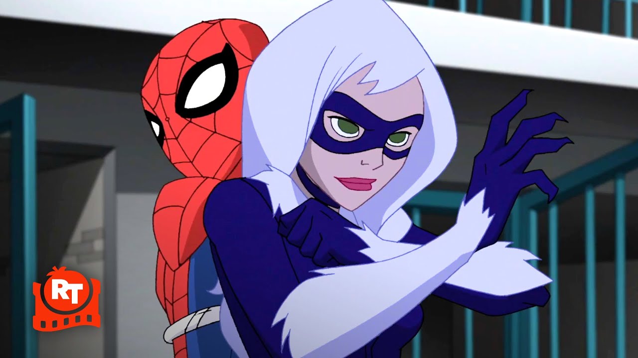 The Spectacular Spider-Man - Spider-Man & Black Cat's Prison Fight ...