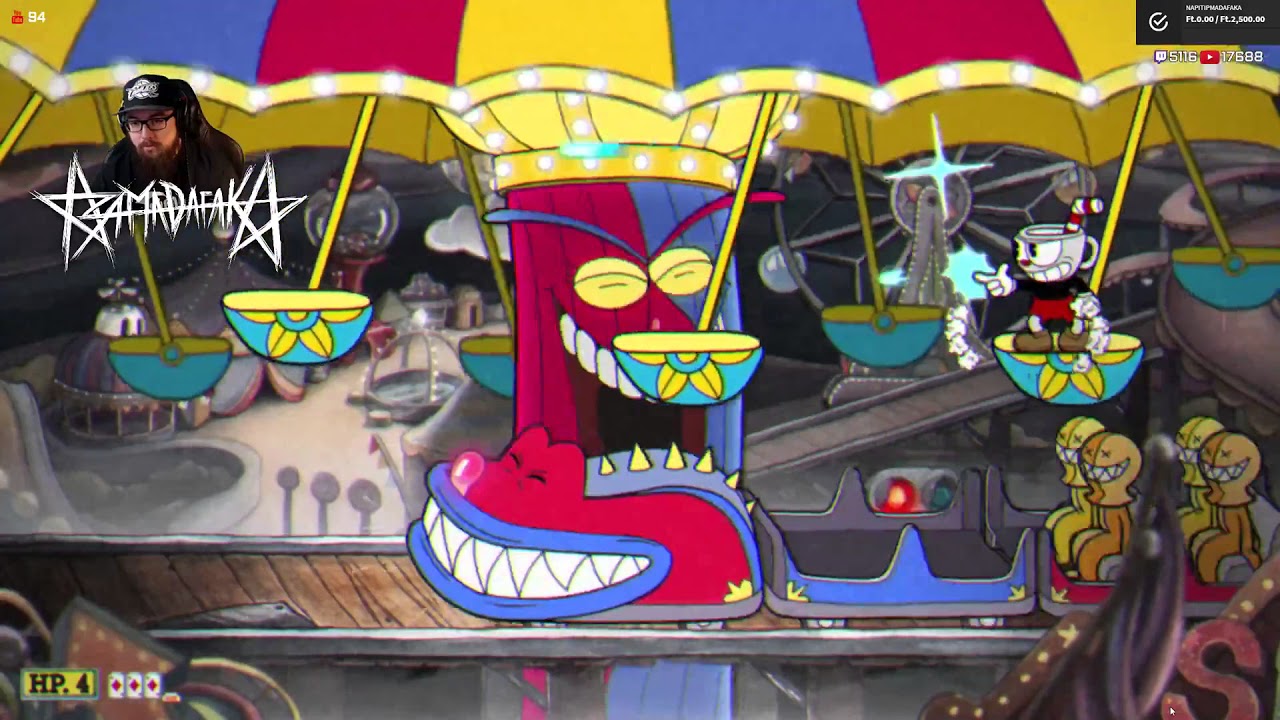 BEPPI THE CLOWN (BOSS) CUPHEAD - WORLD2 - YouTube