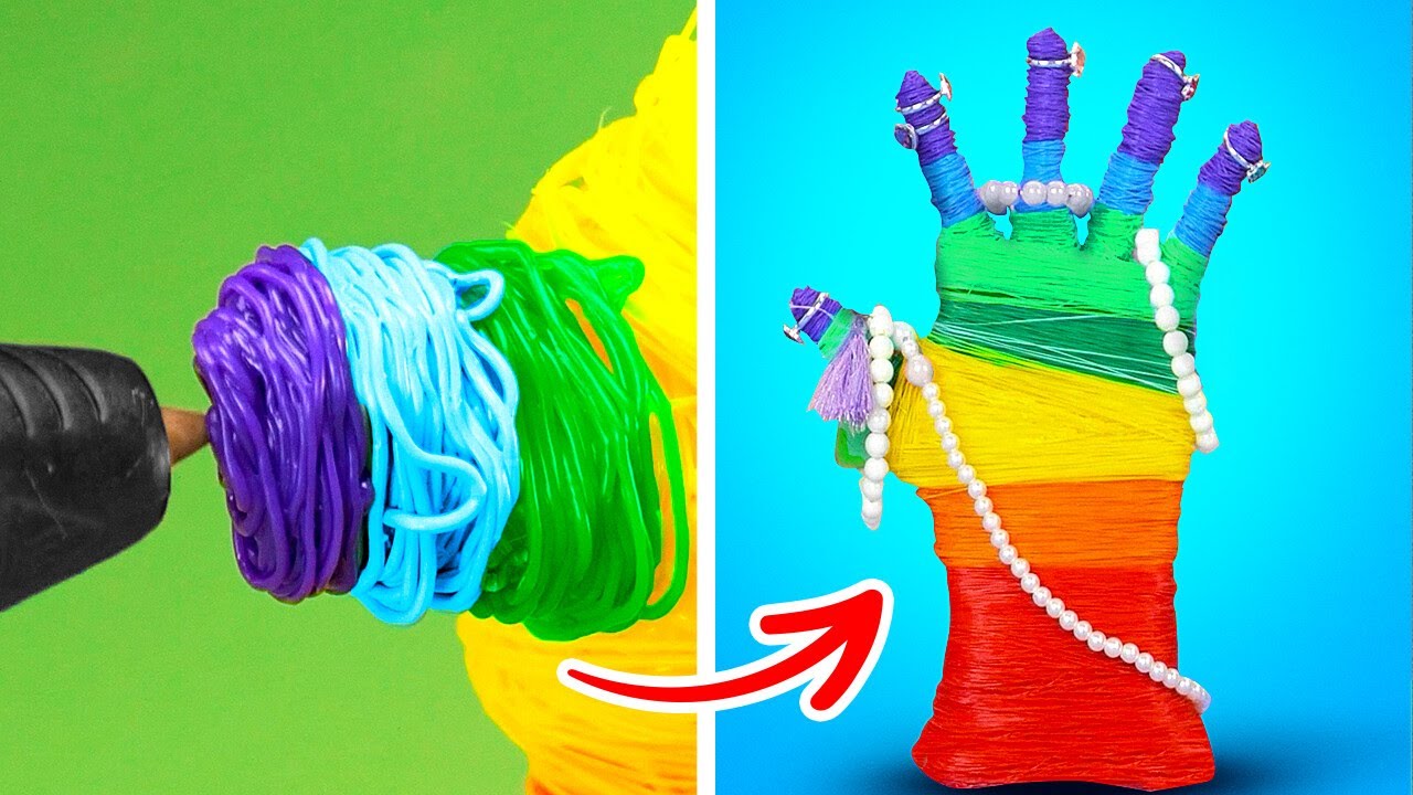 RAINBOW CRAFTS TO BRIGHTEN YOUR DAY | Epoxy Resin, Polymer Clay, Glue ...