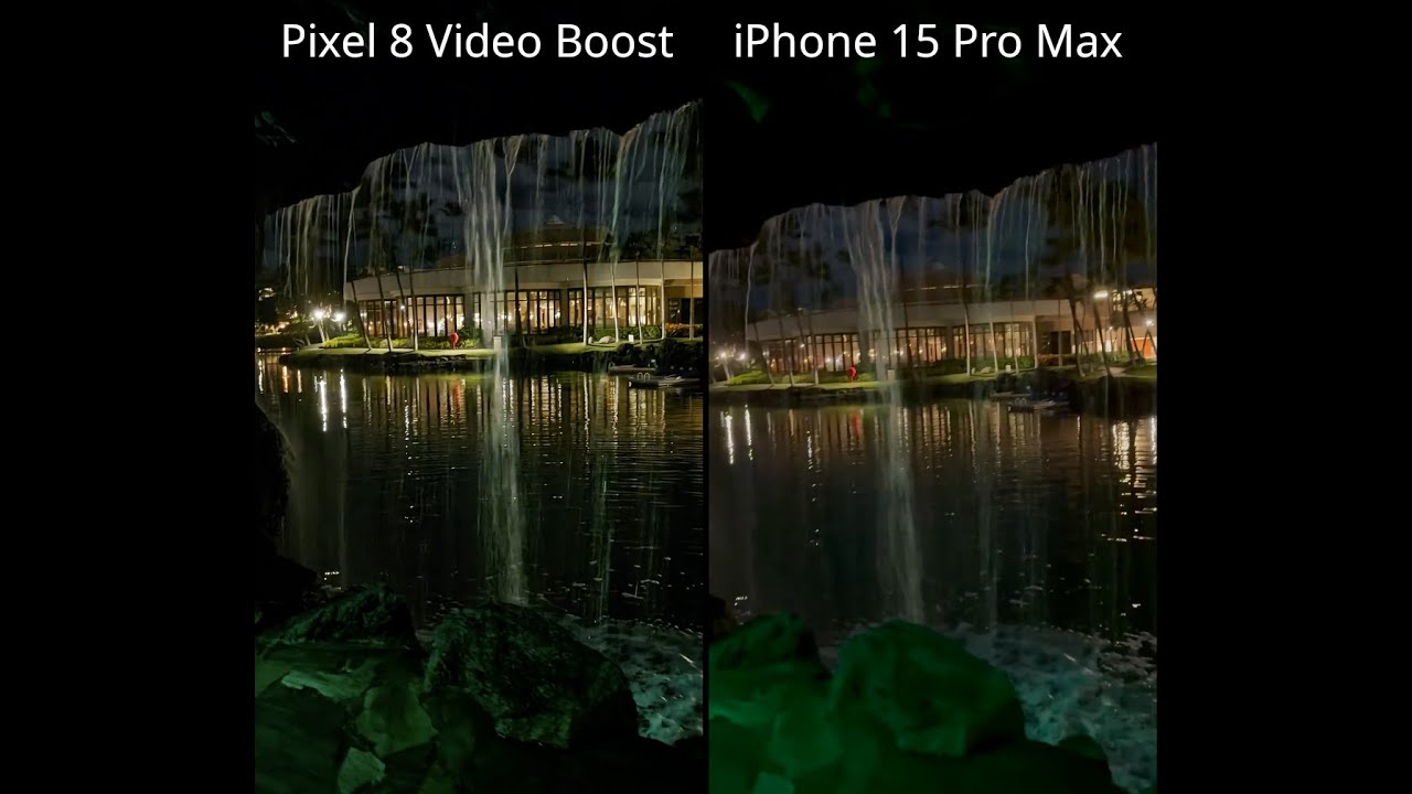 Pixel 8 Video Boost vs. iPhone 15 Pro Max: Night Walk, Lagoon Grill to ...