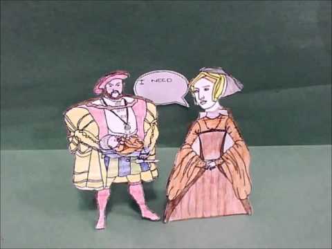 Animation of Henry VIII and his wives - YouTube