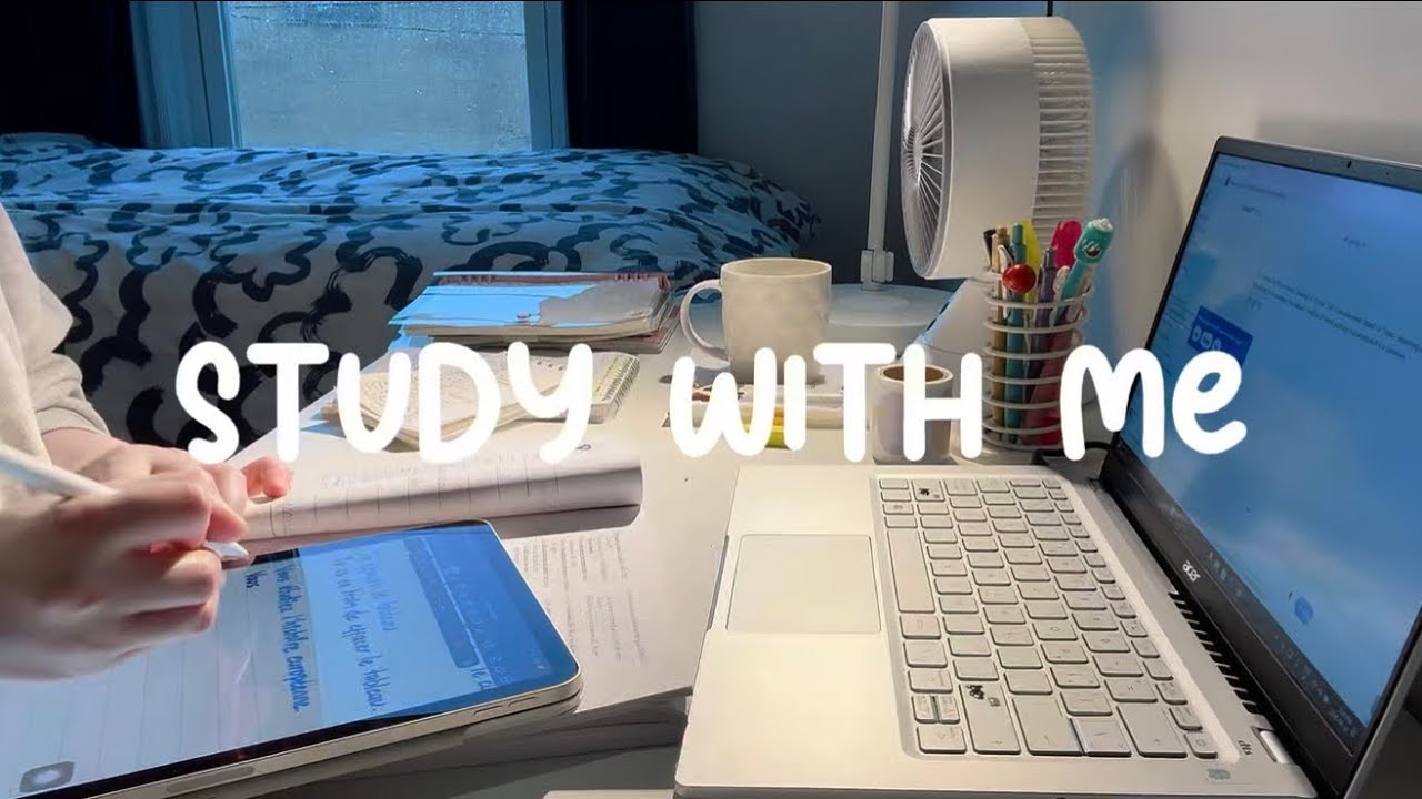 2 Hour Deep Focus Study Session🎧 |🌧️Rainy Transition🌧️| [Study With Me ...