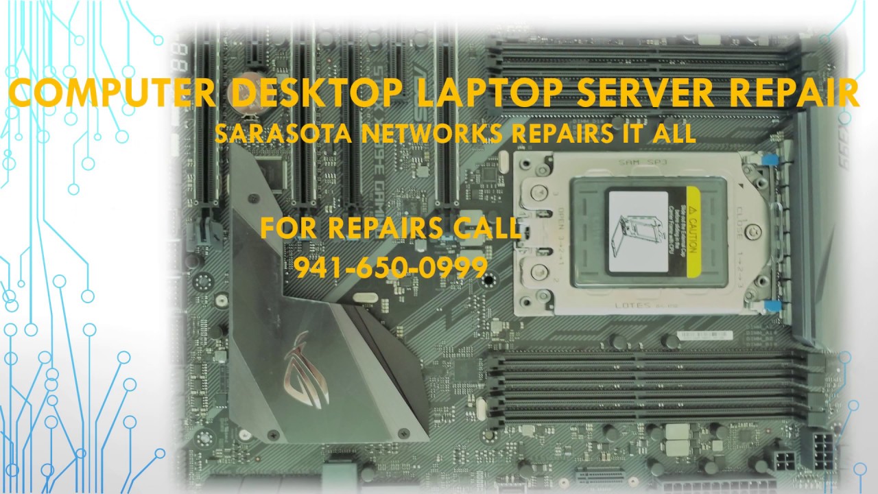SARASOTA COMPUTER REPAIR - SARASOTA NETWORKS - YouTube