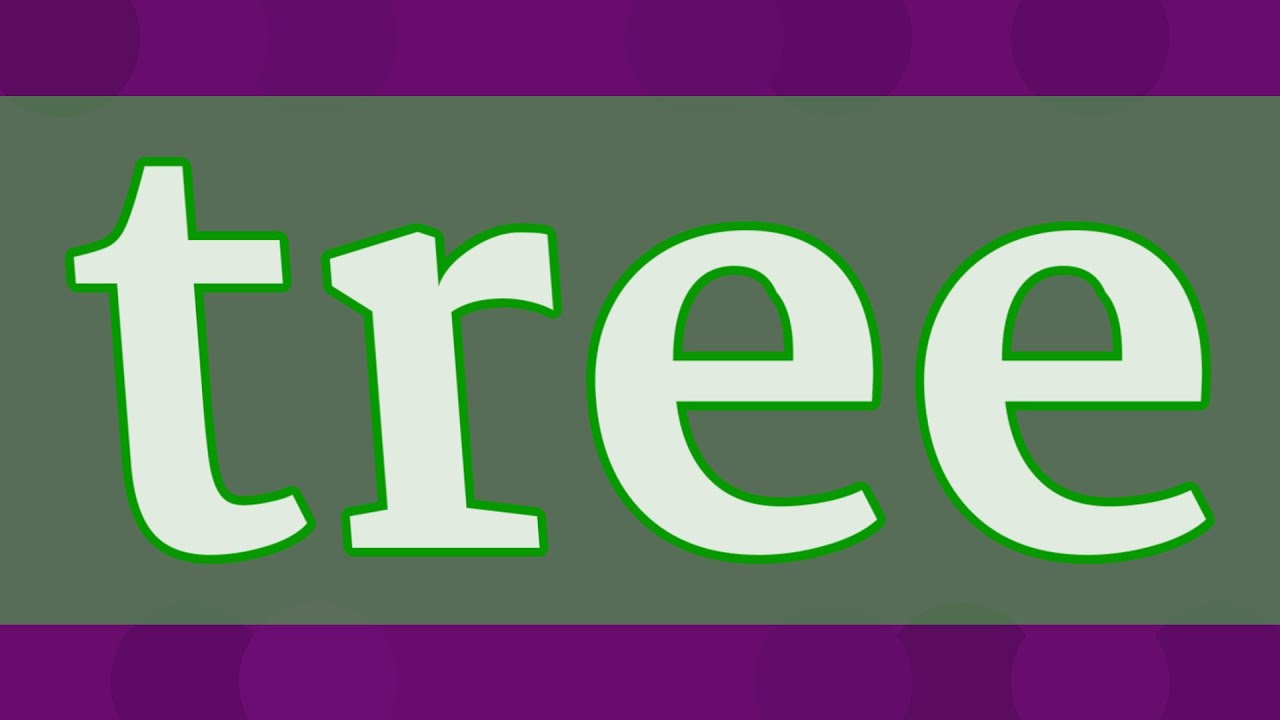 TREE pronunciation • How to pronounce TREE - YouTube