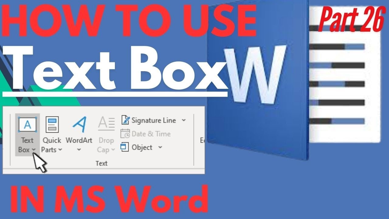 MSWORD-Text Box in MS Word | custom and fancy textbox | Urdu Tutorial ...