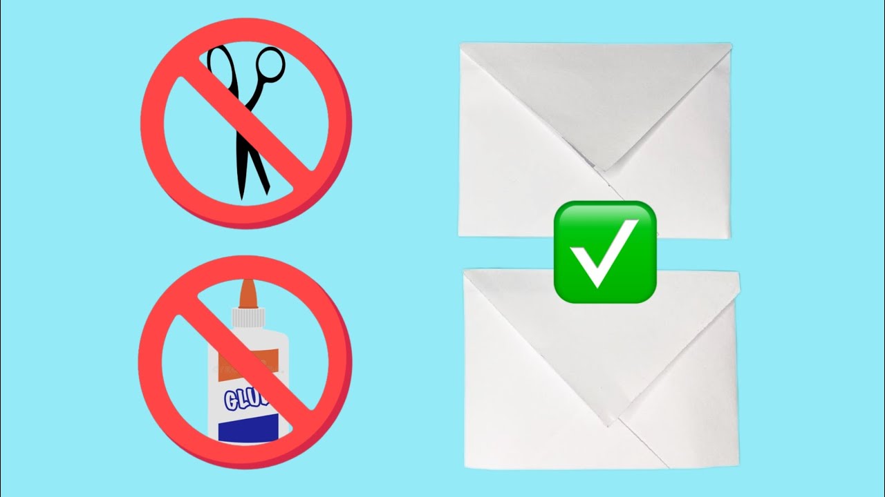 COMO HACER SOBRES SIN PEGAMENTOS NI TIJERAS - Origami Sobres para ...