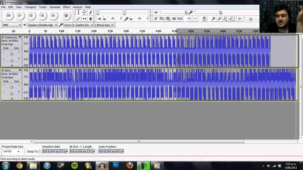 Glitch Art Tutorial - Combining Two Video Files in Audacity - YouTube