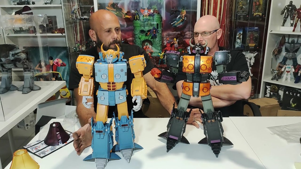 TRANSFORMERS 01-Studio 01S01F Cell Unicron + 01-Studio 01S01E Overmind ...