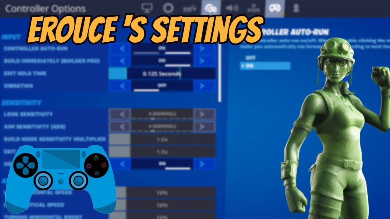 Erouce Fortnite Chapter 2 Settings Tutorial - YouTube