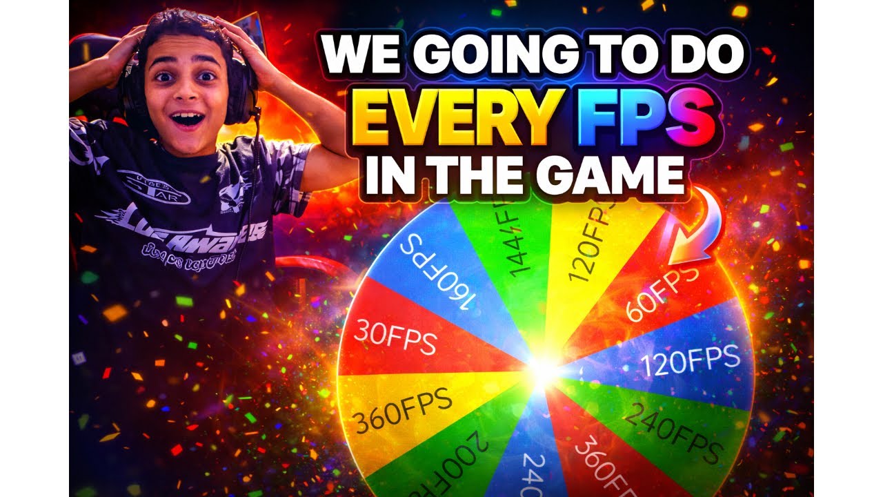 WE are going to use every FPS in fortnight lets go. - YouTube