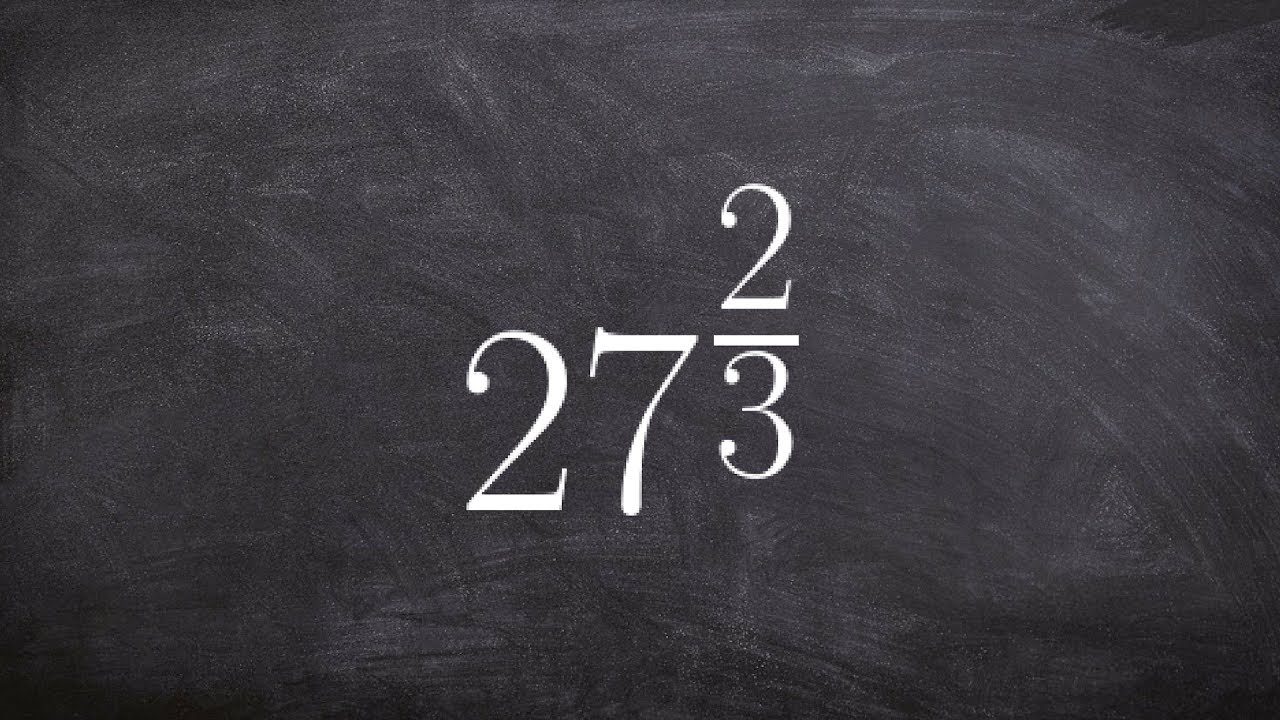 How to simplify an exponent with a rational power using power rule of ...