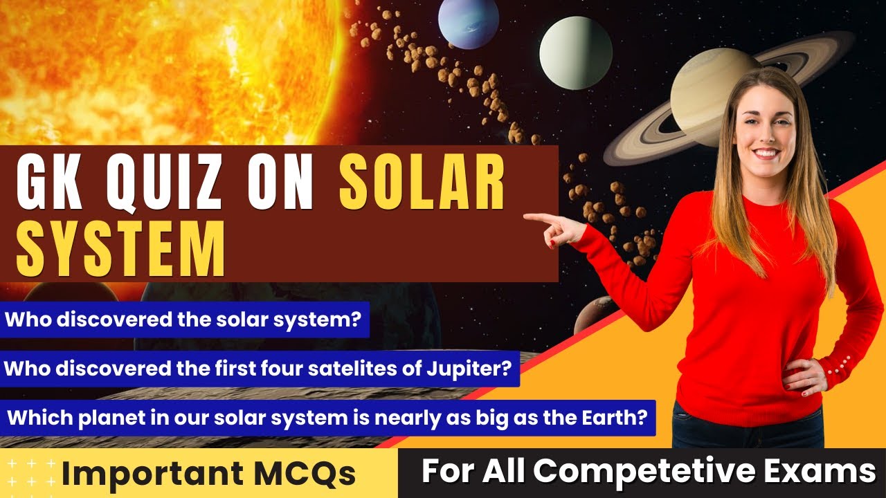 Solar System Quiz | Solar System and Planets MCQ in English | General ...