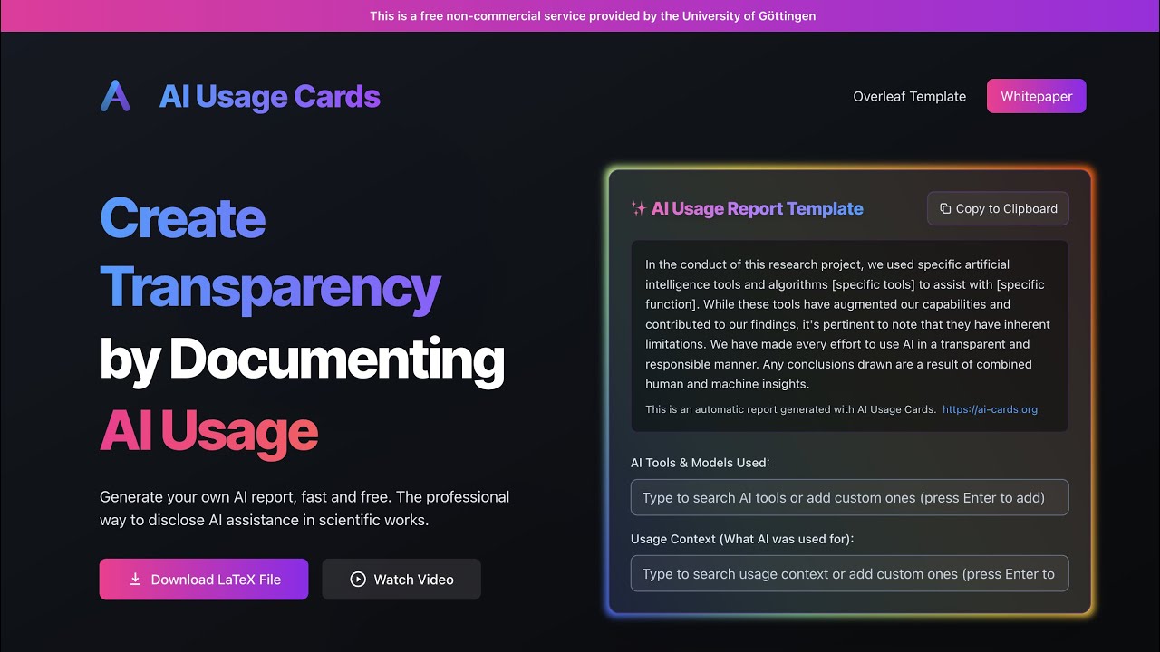 AI Usage Card Tutorial - YouTube