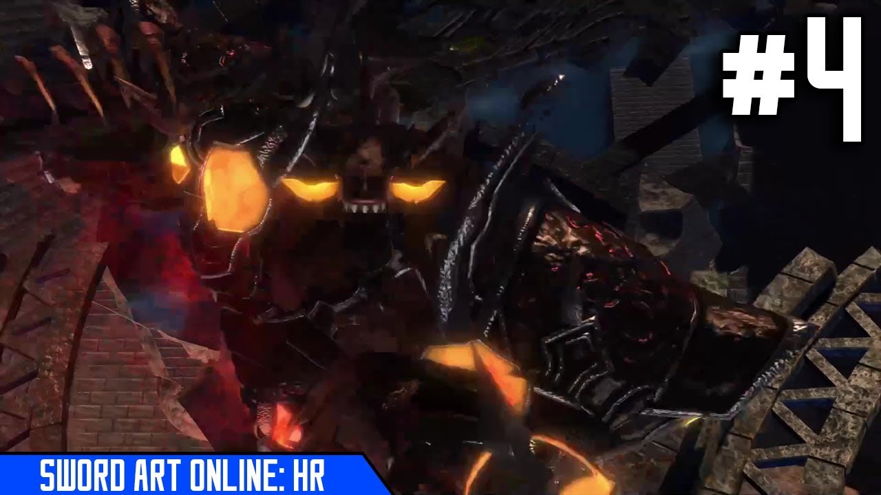 FIGHTING OUR FIRST AREA BOSS! || Sword Art Online: HR || #4 - YouTube