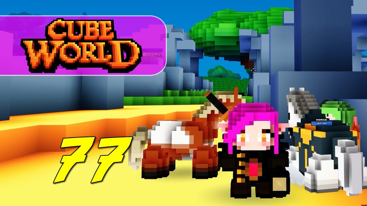 Cube World - Let's Play Ep 77 - A HERO RETURNS - YouTube
