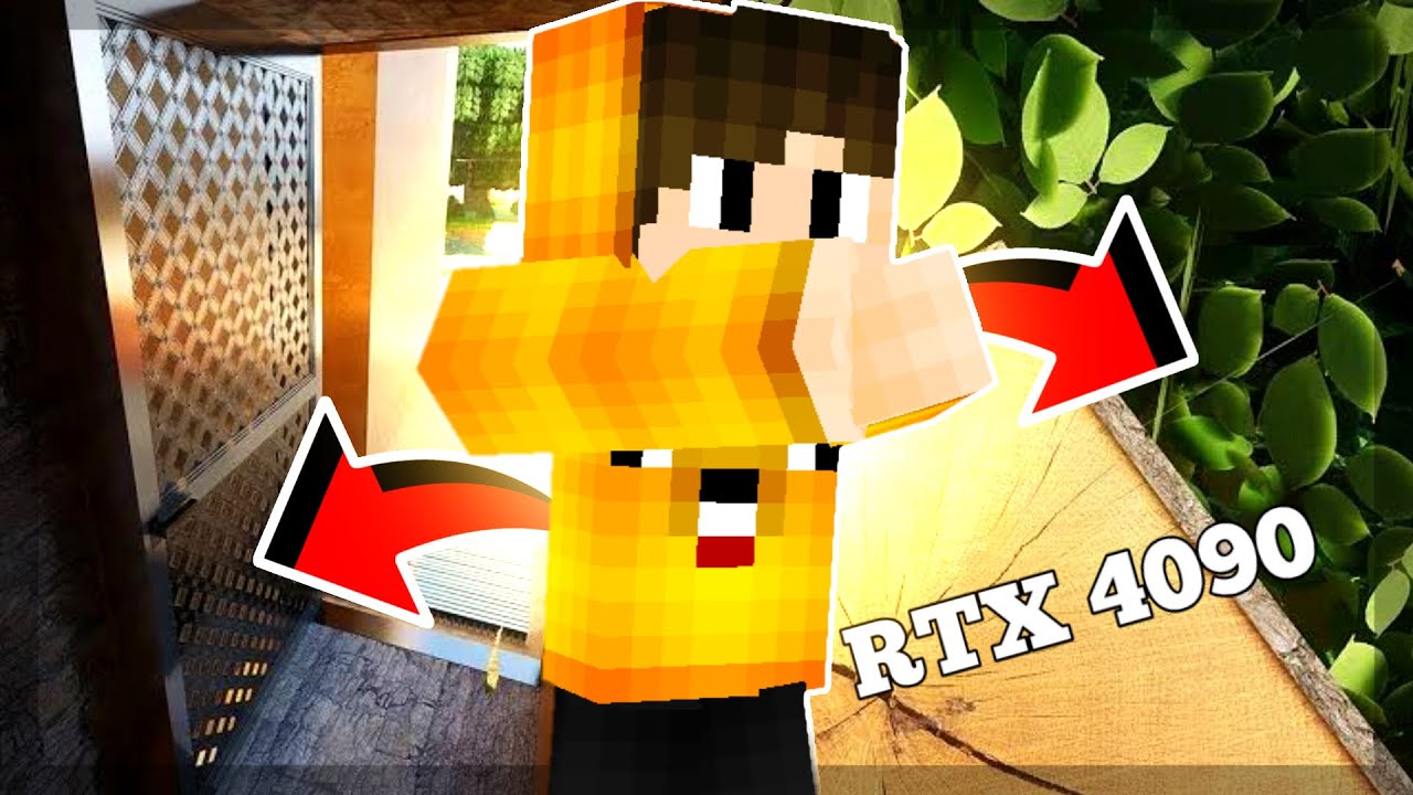 🔥O NOVO RTX 4090 NO MINECRAFT DE PC COM TEXTURA SHADER REALISTA🔥 (e ...