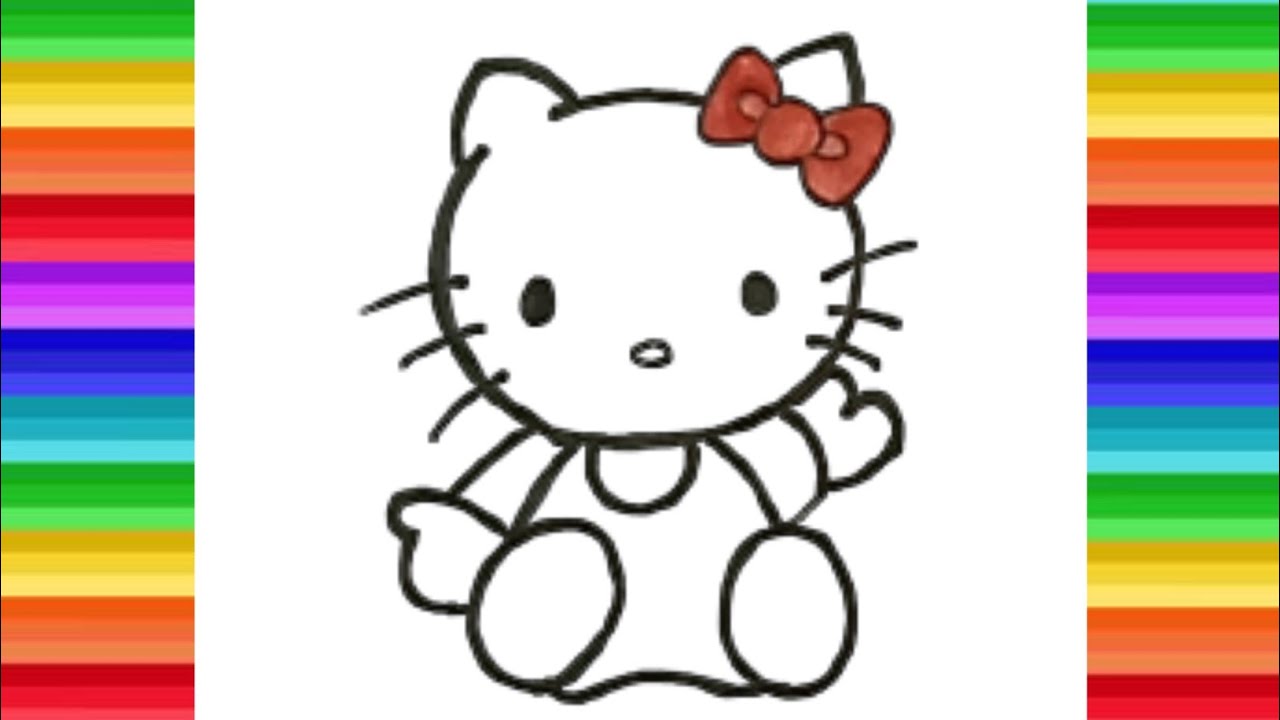 How To Draw A Hello Kitty - YouTube