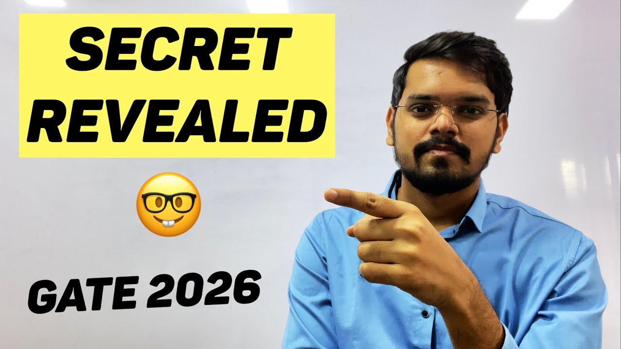 Secret to Solve ALL GATE PYQs [ Not a Clickbait ] - YouTube