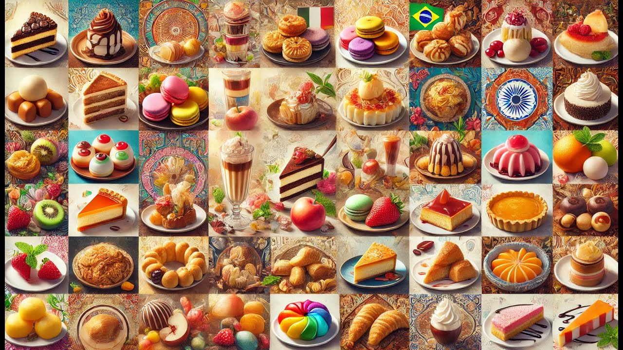 Around The World In National Desserts: A Sweet Journey - YouTube