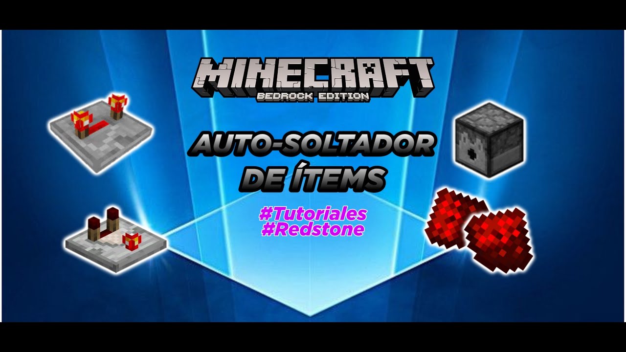 Auto-Soltador de Ítems - Minecraft Bedrock 1.17.10 (Tutorial) - YouTube