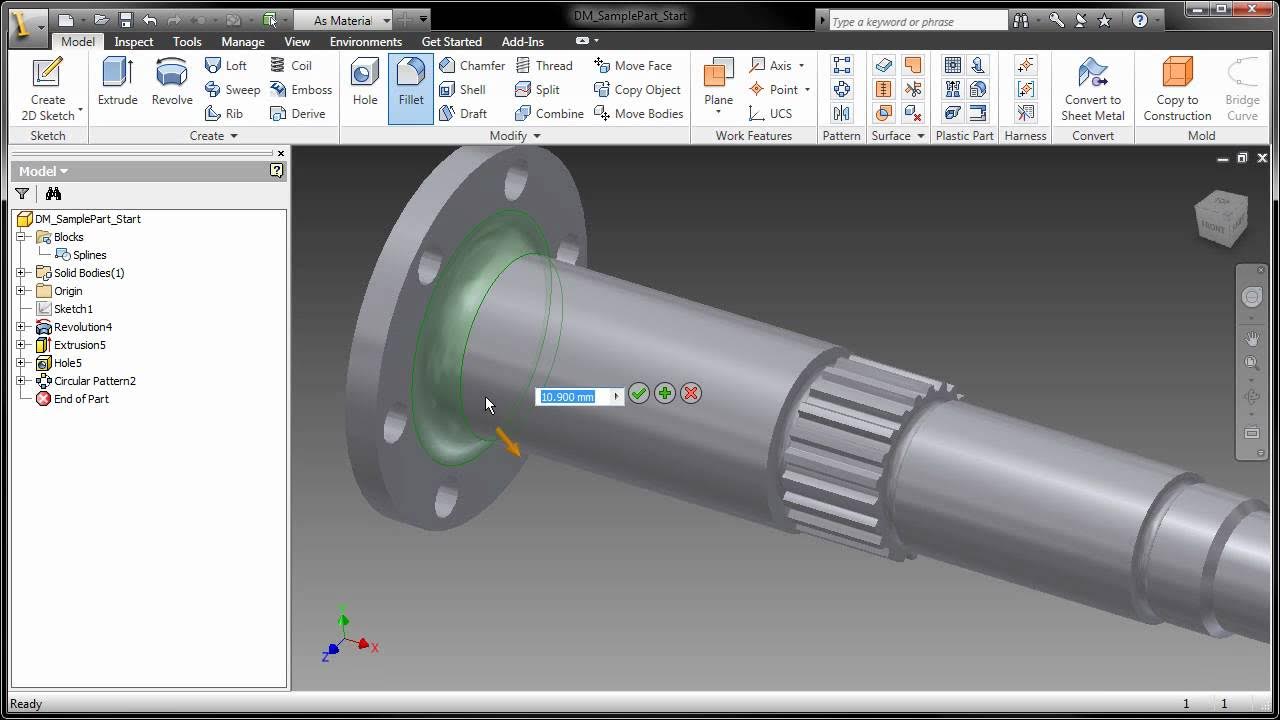 Autodesk Inventor 2011 New Design Experience - YouTube