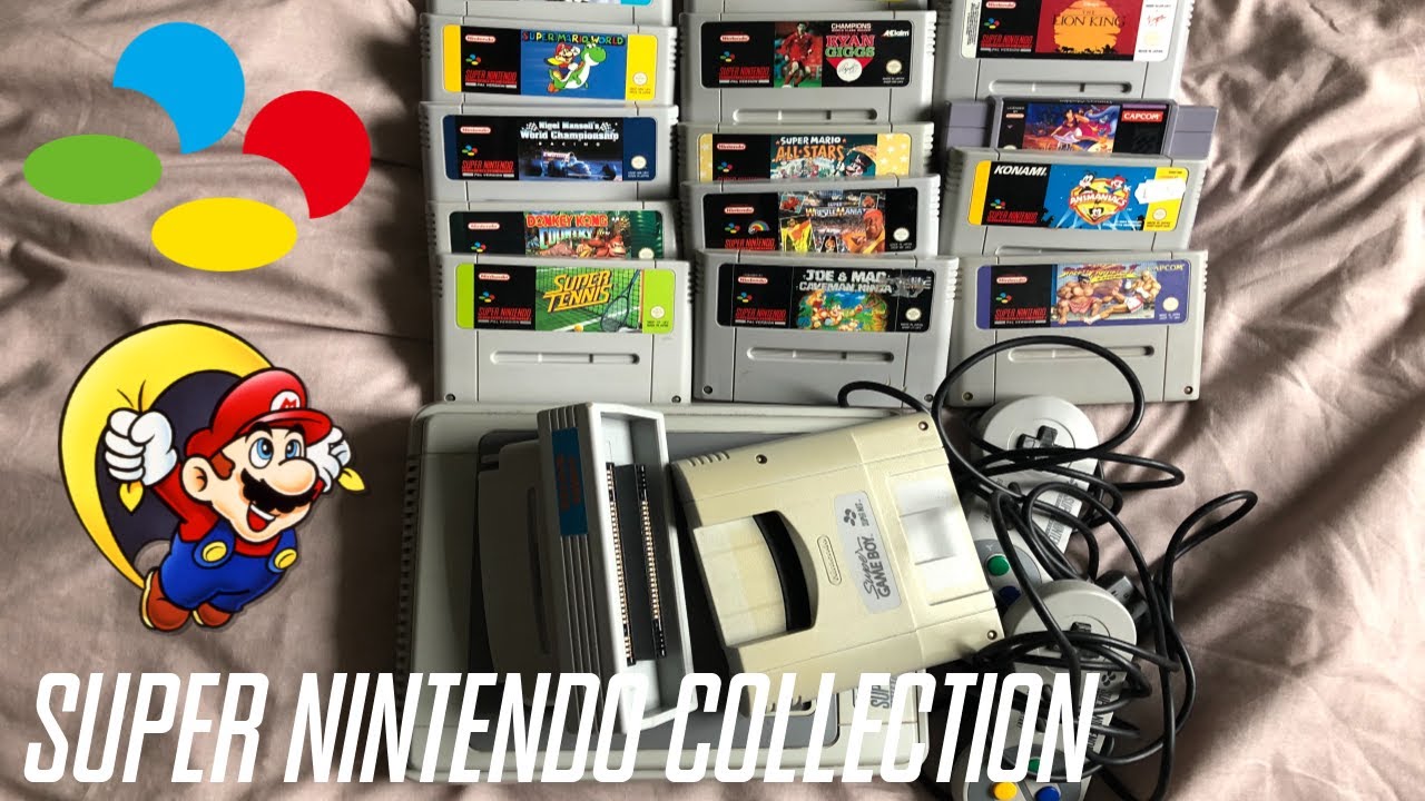 SUPER NINTENDO COLLECTION | Retro Collections #1 - YouTube