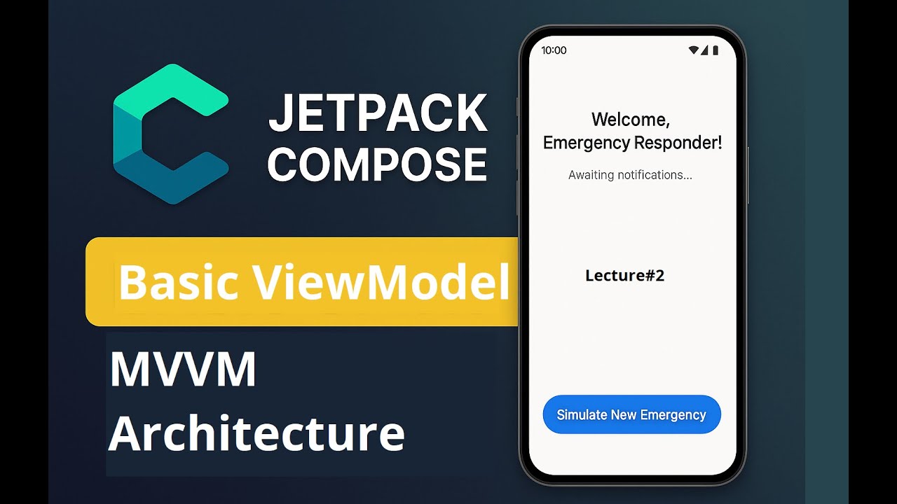 Android Kotlin Jetpack Compose Tutorial: Creating Basic ViewModel - YouTube