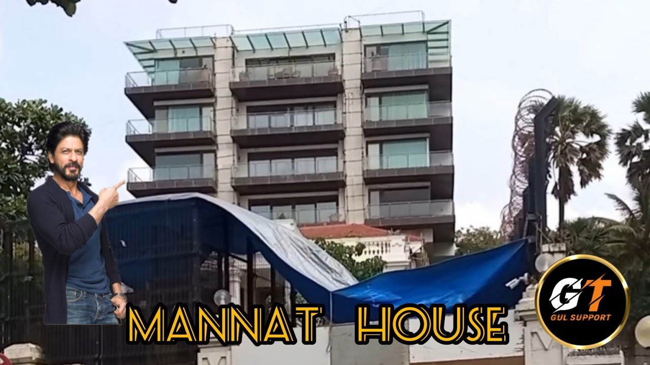 Shahrukh Khan house shahrukh khan mannat house srk house - YouTube
