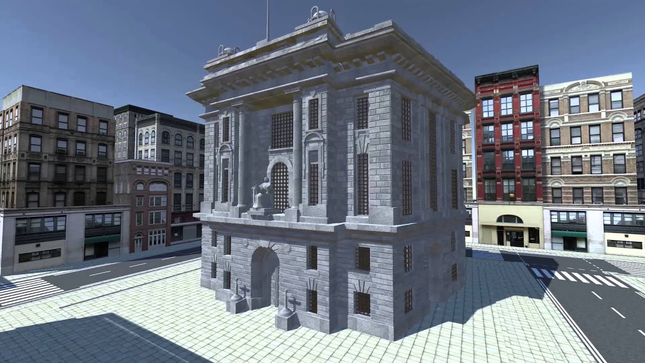 Bronx Borough Courthouse Virtual Reality Fly Through - YouTube
