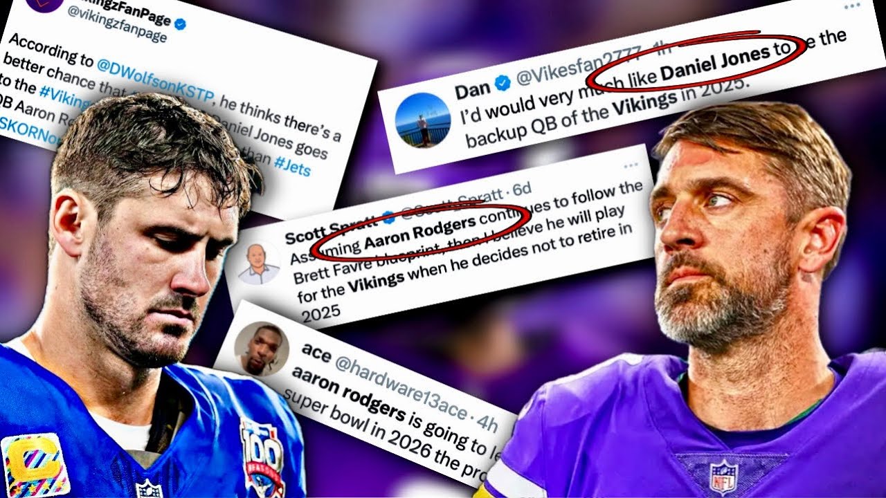 Aaron Rodgers or Daniel Jones the Next Vikings QB? - YouTube