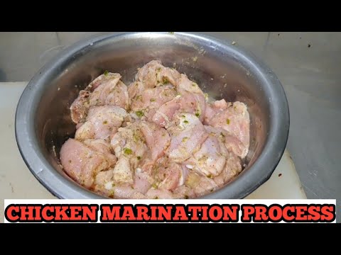 CHICKEN MARINATION PROCESS / Chicken Marinade Recipe / MARINATION ...