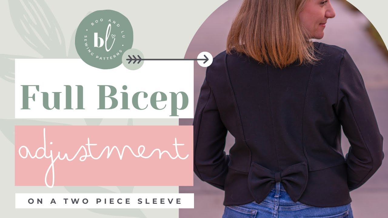Mastering Fit: Full Bicep Adjustment on Two-Piece Sleeves | Sewing ...
