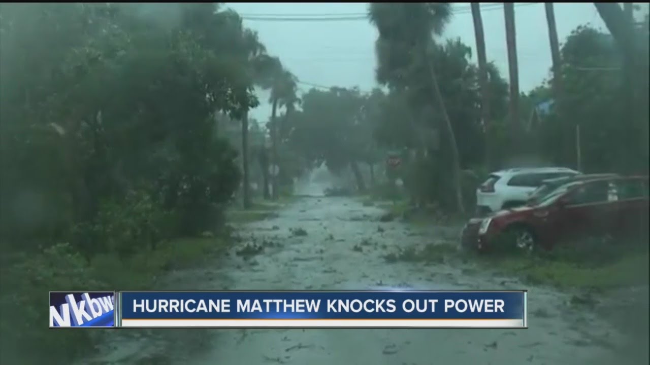 October Surprise Storm and Hurricane Matthew - YouTube