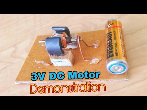 DC Motor Demonstration | How DC Motor Works (School Project) - YouTube