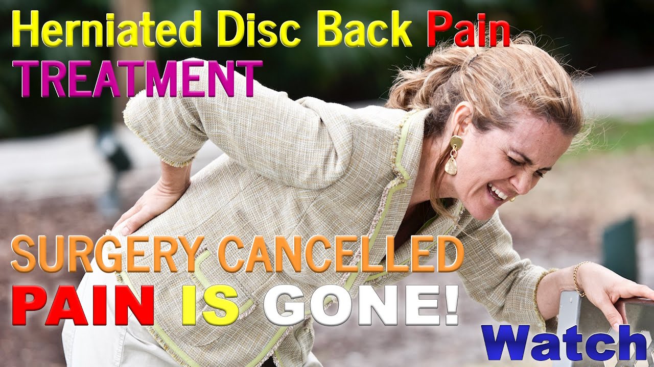 Back Pain Treatment that Works QUICKLY - NO SURGERY ! - YouTube