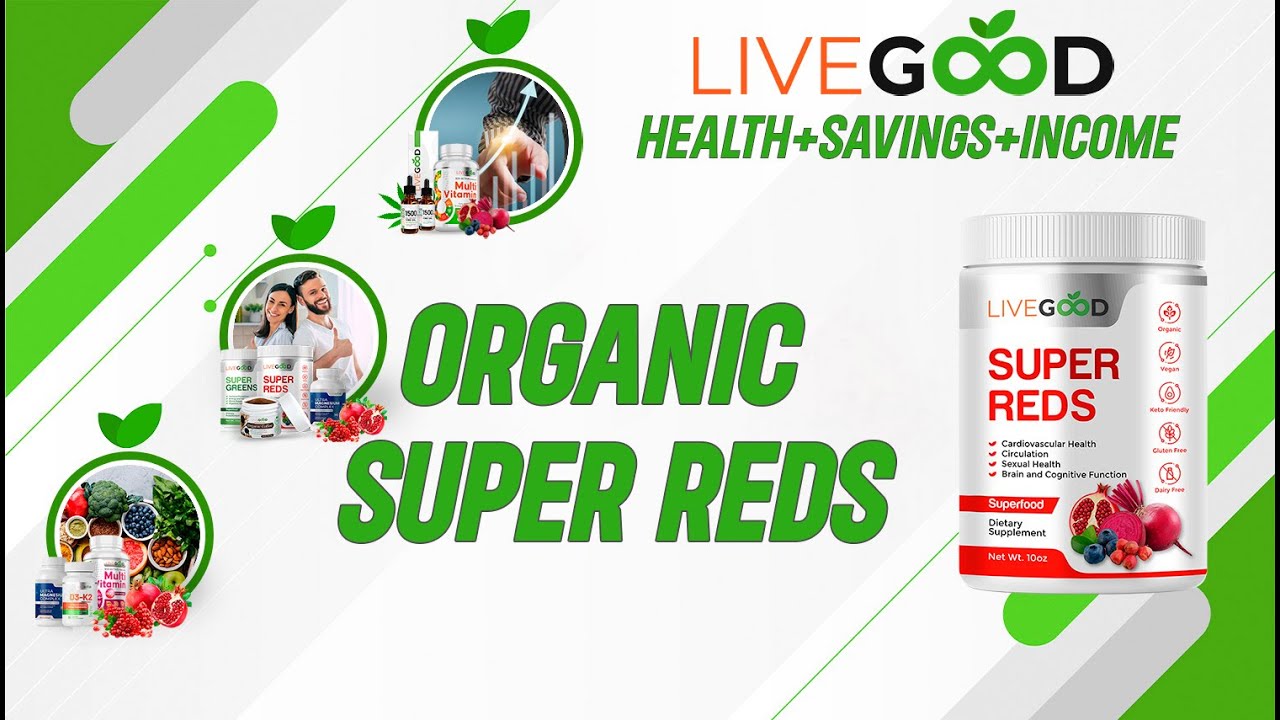 LiveGood Organic Super Reds. - YouTube