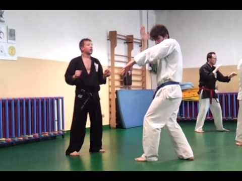 Scuola SenShinkai difesa da pugno diretto e gancio didattica 3 - YouTube