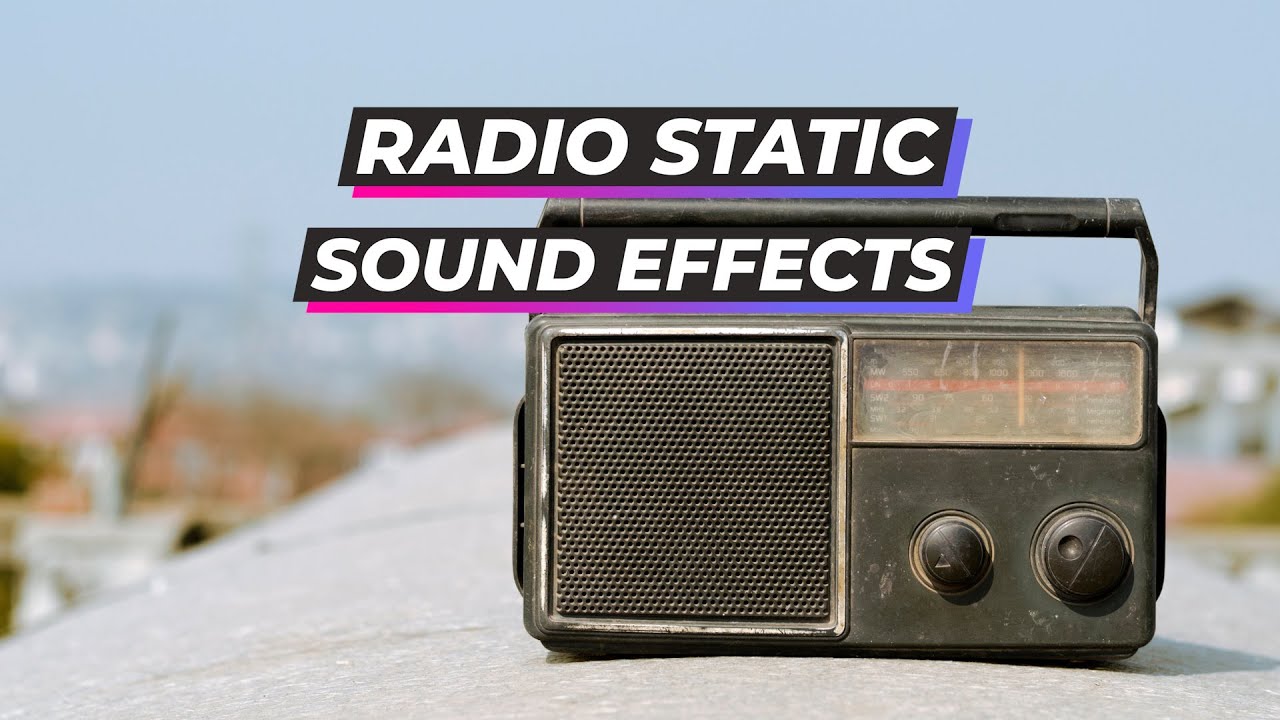 Radio Static Sound Effect | TV Noise & Interference Audio - YouTube