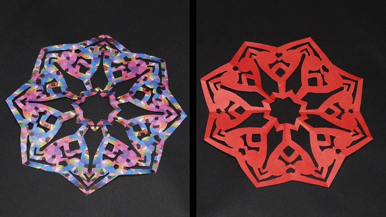 DIY | How to Make an Easy Paper Cutting Flower | Beautiful Papercraft ...